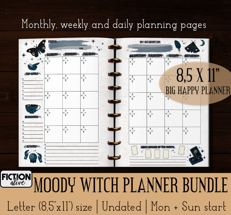 Planner bundle printable planner bundle magic planner daily planner ...