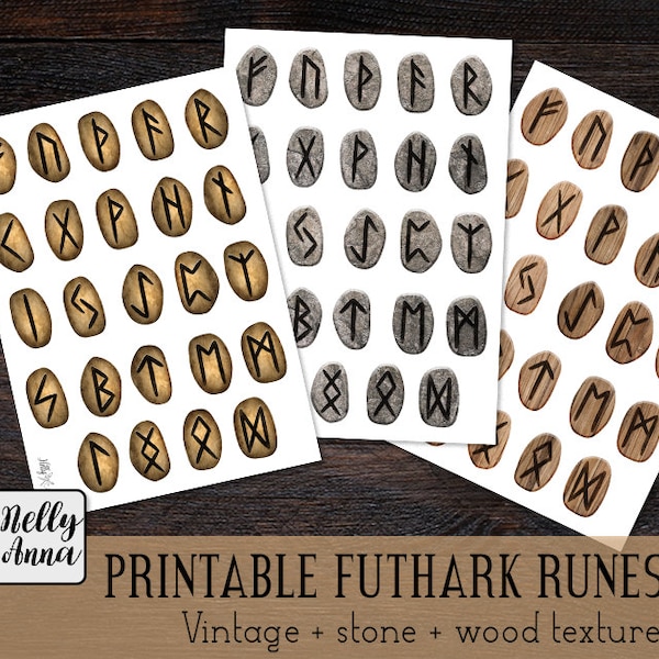 Elder Futhark Runes - Etsy