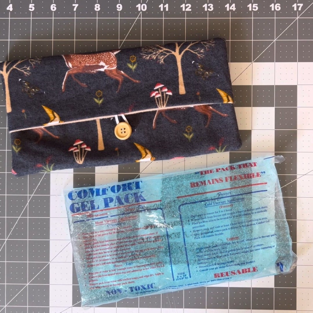Flannel Ice Pack Cover DIY Sewing Tutorial Video Access - Etsy