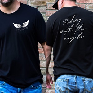 Custom in Memory of Shirt. Personalized Name and Dates. Memorial Shirt ...