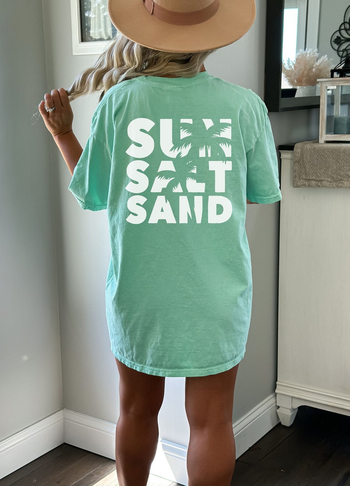 Sun Salt Sand Shirt. Comfort Colors Summer Graphic Tee.vacation T-shirt ...