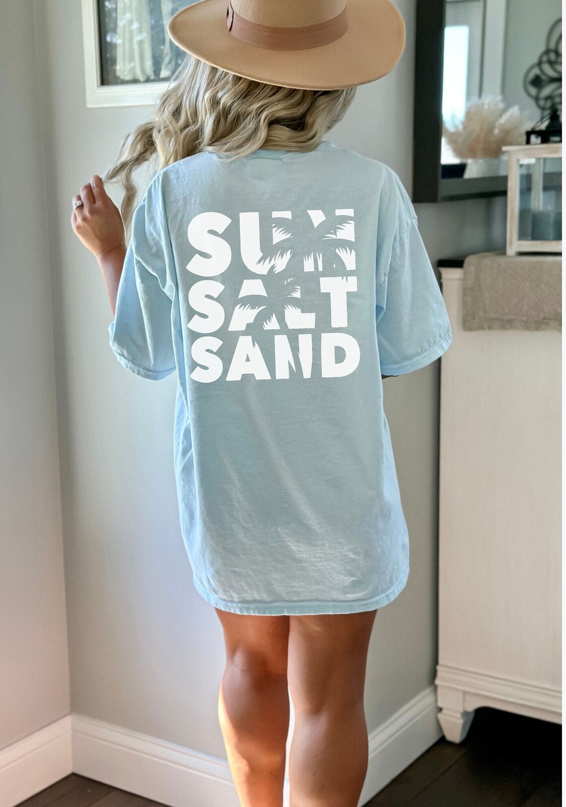 Sun Salt Sand Shirt. Comfort Colors Summer Graphic Tee.vacation T-shirt ...