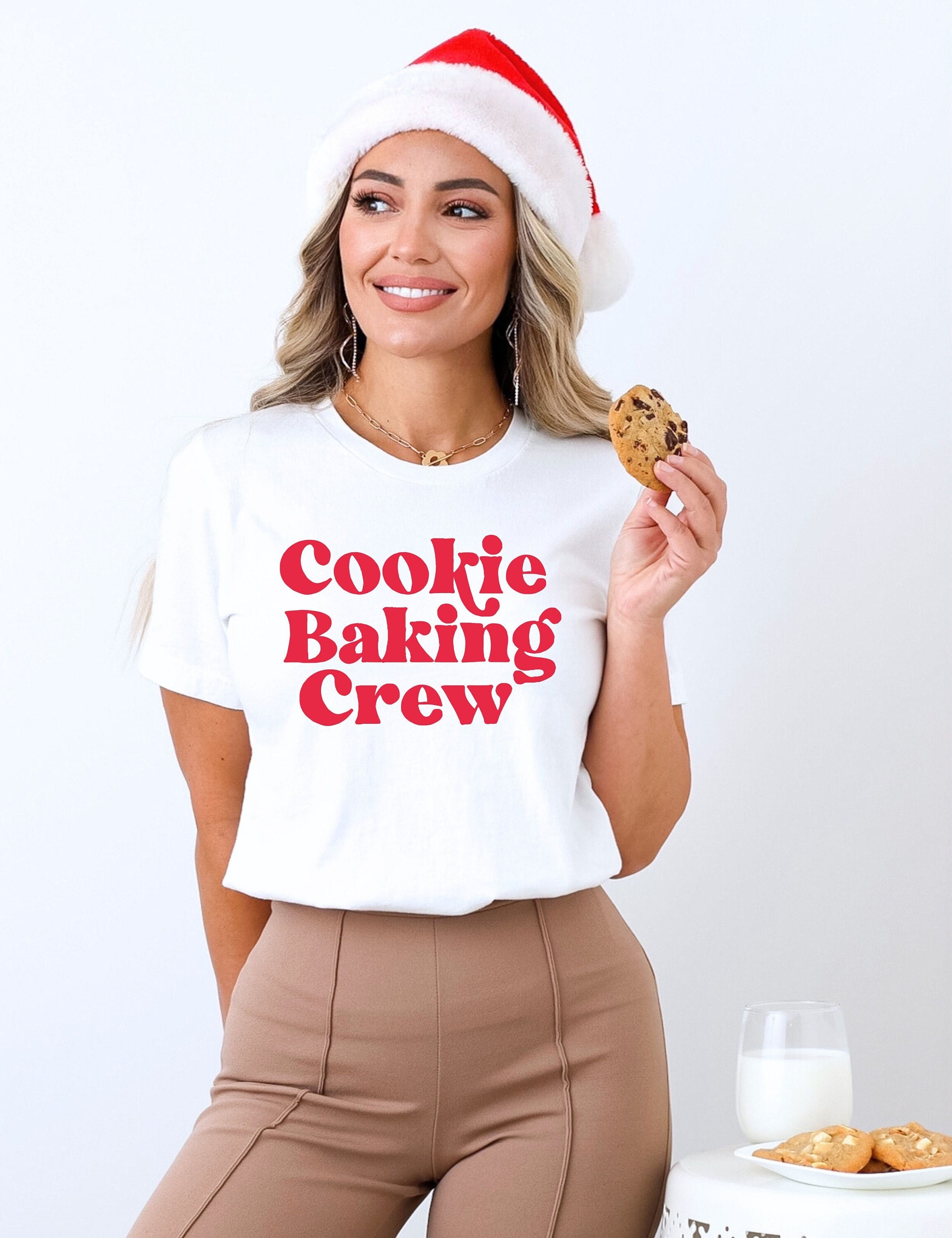 Christmas Baking Crew Shirts, Family Matching Cookie Baking Outfits ...