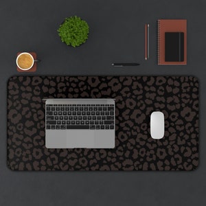 Subtle Cheetah Print Desk Mat/mousepad. Super Cute Desk Mat. Cheetah ...