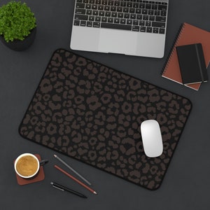 Subtle Cheetah Print Desk Mat/mousepad. Super Cute Desk Mat. Cheetah ...