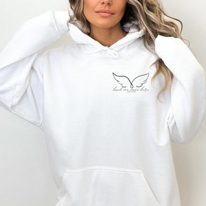 In Memory of Hoodie/sweatshirt. Personalized Name and Dates. Memorial ...