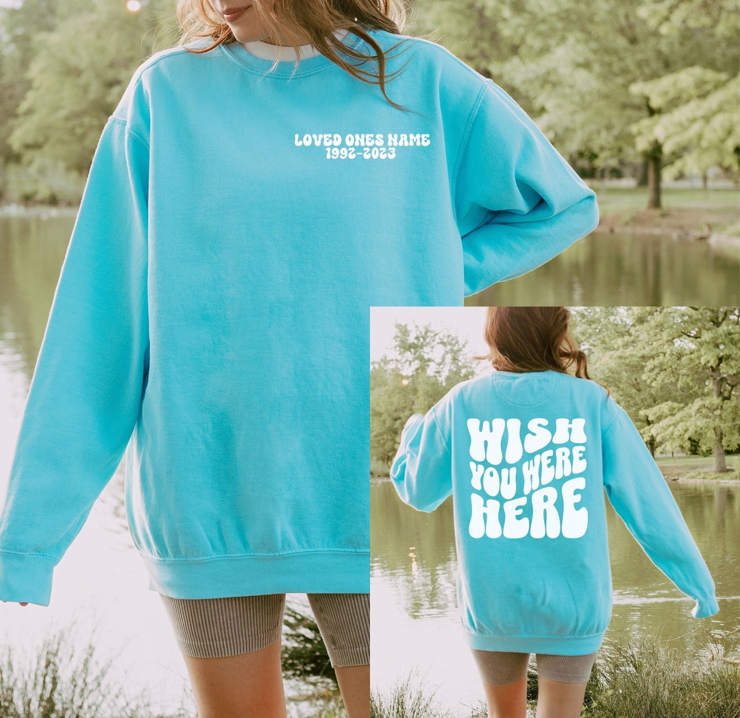 In Memory of Shirt. Comfort Colors Sweatshirt. Personalized - Etsy