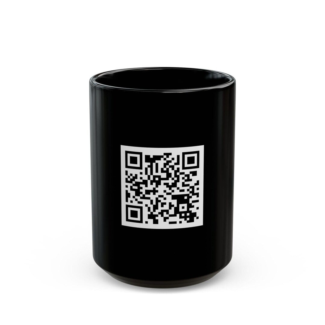 Custom QR Code Mug, Unique Gift Idea, Personalized Coffee Cup, Gift for ...