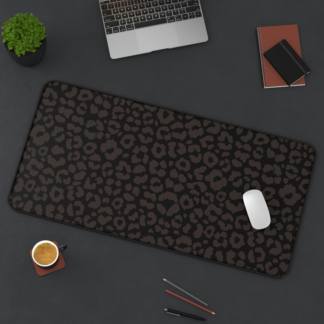 Subtle Cheetah Print Desk Mat/mousepad. Super Cute Desk Mat. Cheetah ...