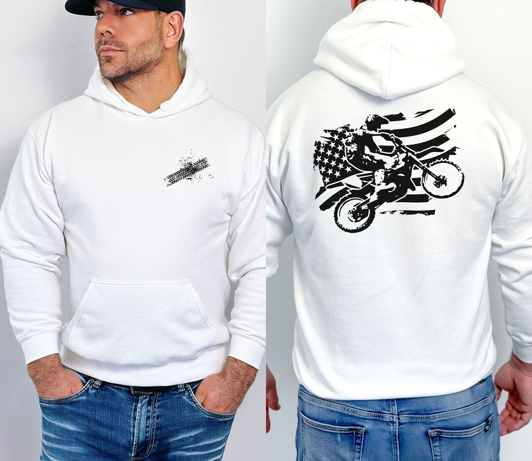 Dirt Bike Hooded Sweatshirt. Motocross, Motorcross, Supercross, Dirt ...