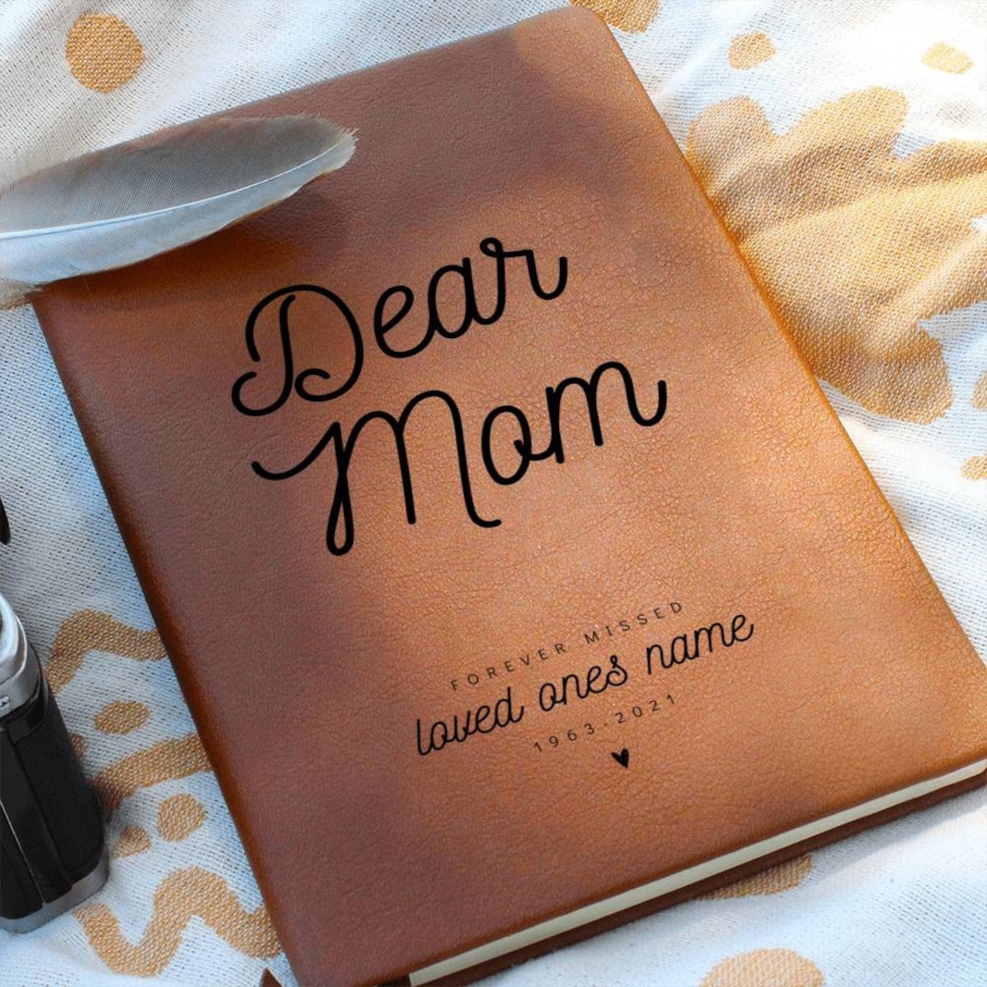 Letters to My Mom in Heaven Personalized Grief Journal, Dear Mom ...