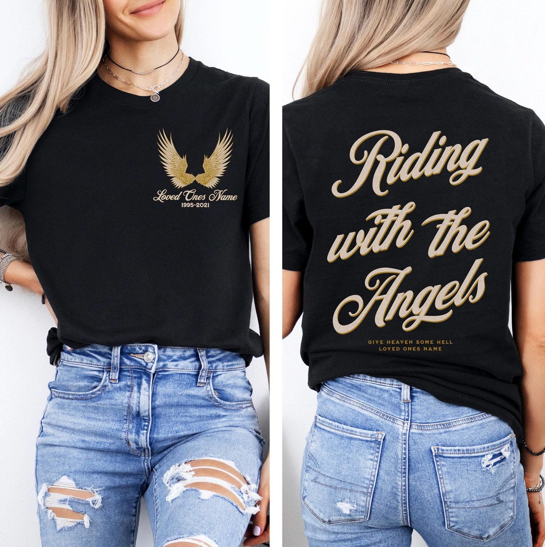 Riding With the Angels Memorial PNG File. Memorial Quote Instant ...