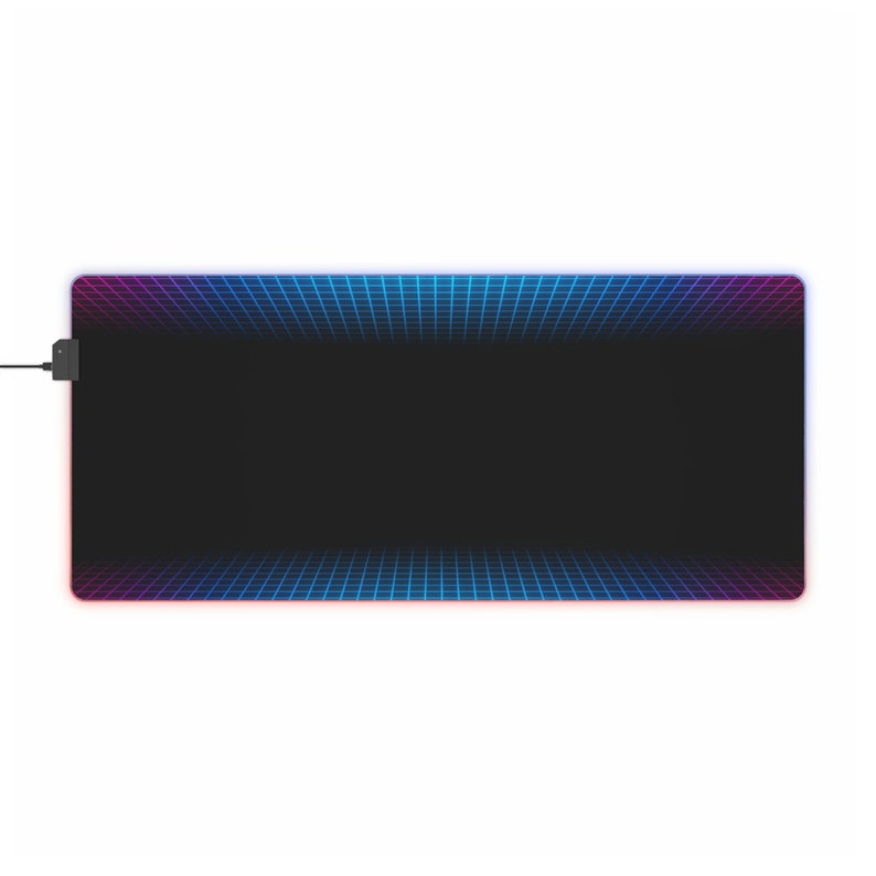 Neon Laser Light Pink and Blue LED Gaming Mouse Pad - Etsy
