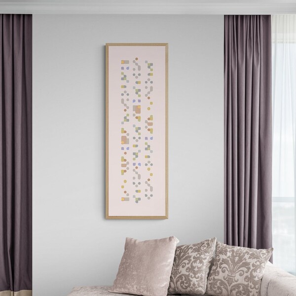 Long Colourful Wall Art - Etsy