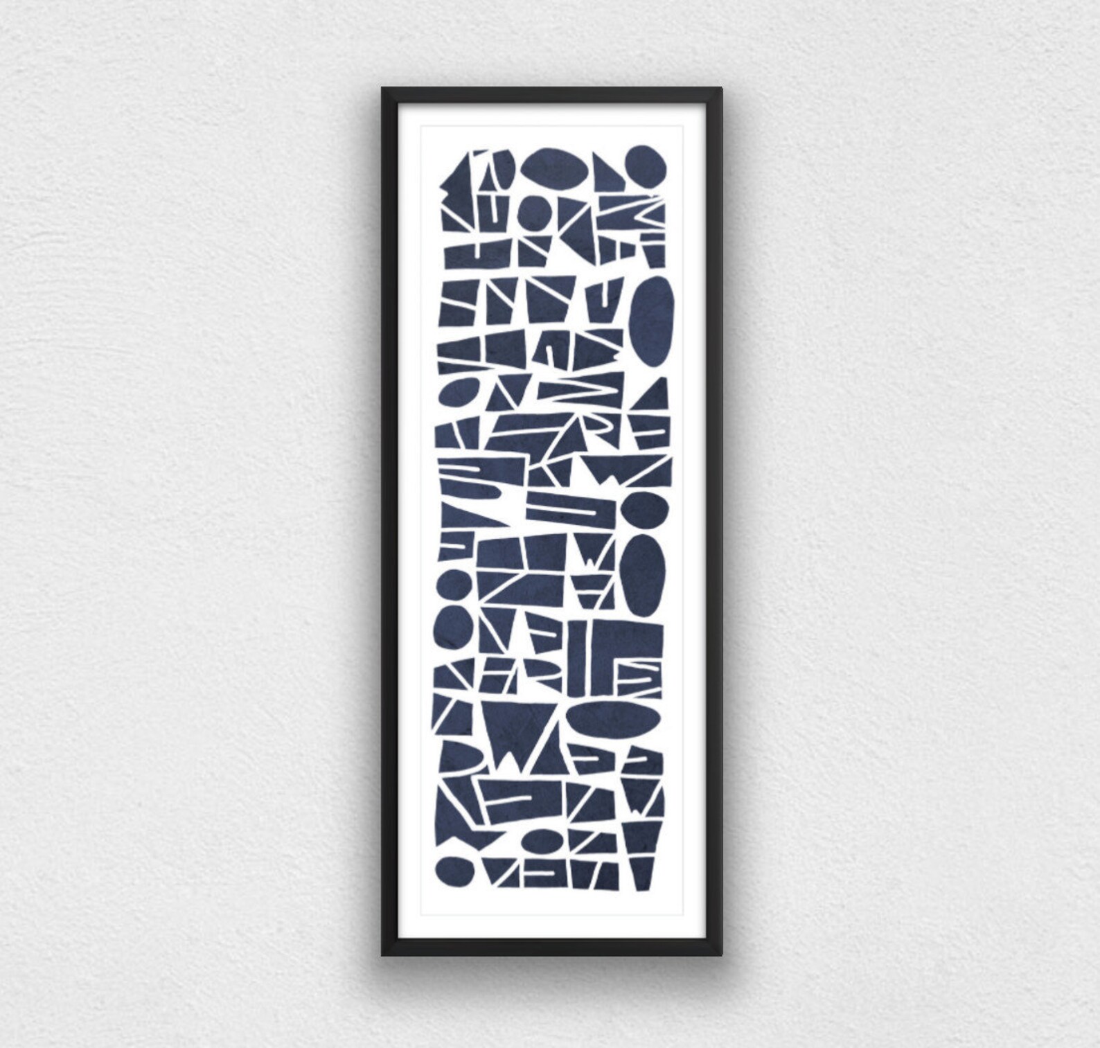 Framed Mcm Wall Art Print: Abstract in Orange Printed on | Etsy