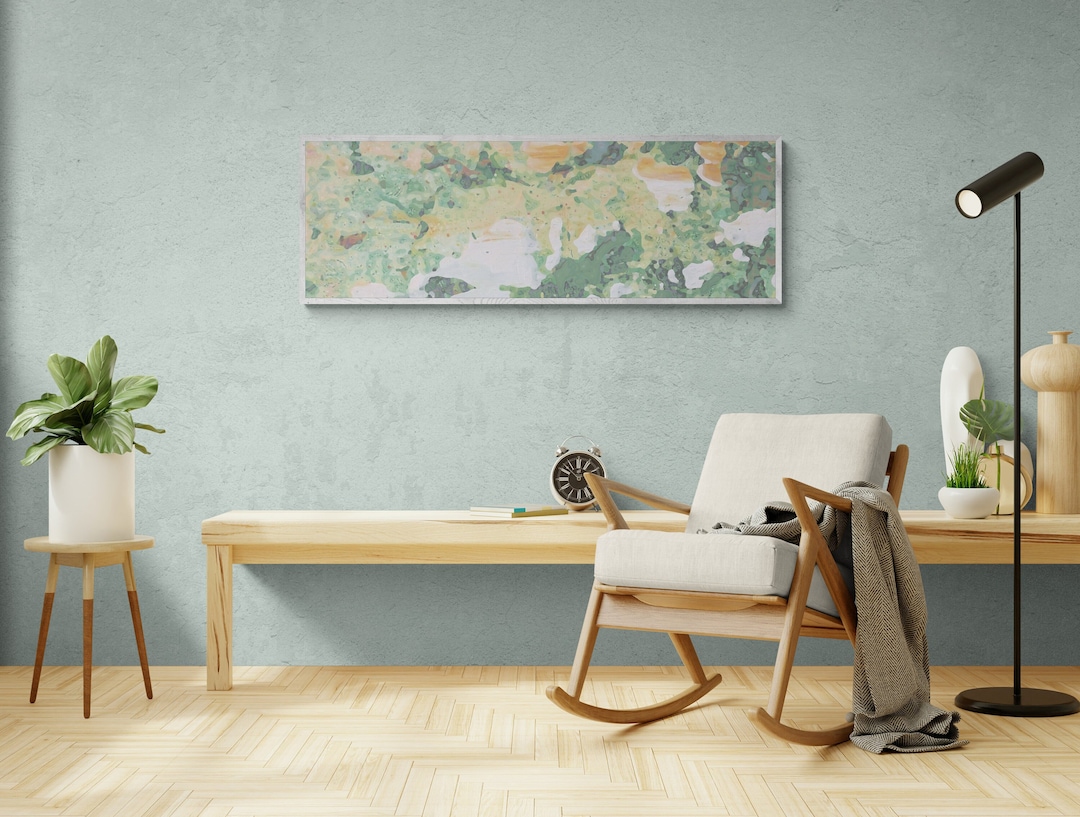 Long, Narrow, Printable Wall Art Painting, Downloadable, Horizontal or ...