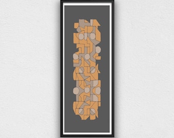 Long Vertical Wall Art - Etsy