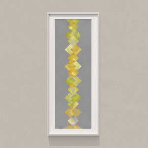 12x36 Wall Art Print: Long Vertical Artwork, Narrow, 36x12 Wide ...