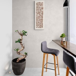 Long Narrow Vertical Wall Art; Large, Printable, Midcentury; 36x12 - Etsy