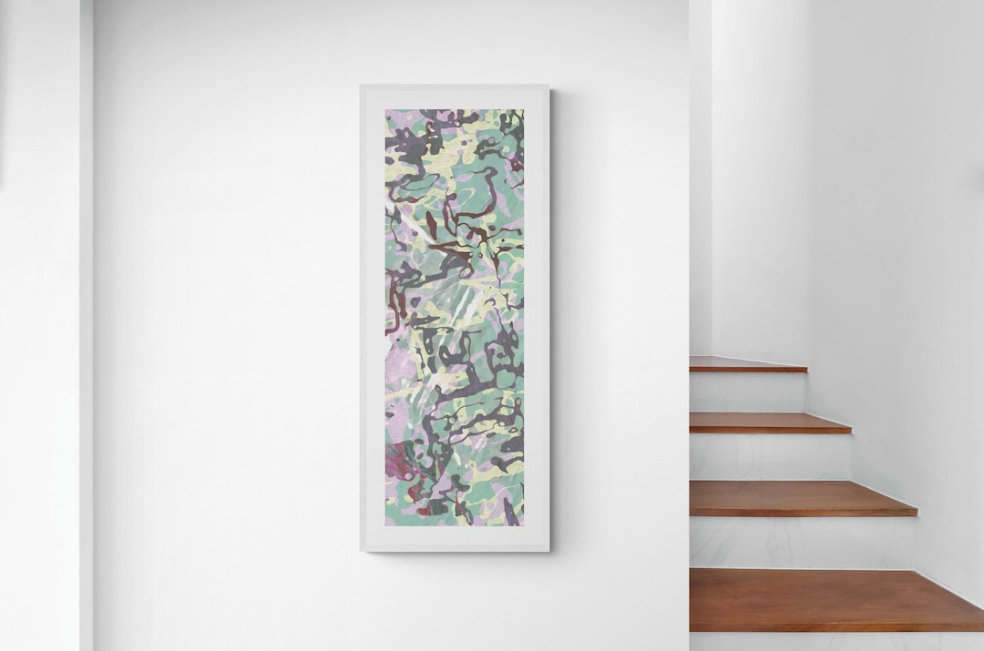 Long Narrow Wall Art; Printable at 60x20, 18x54, 16x38, 12x36. Modern ...