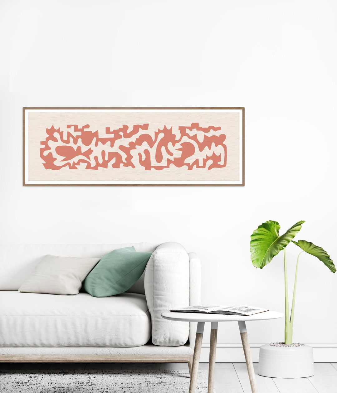 Long Narrow / Tall Thin Wall Art; Printable, Modern, Mcm, Horizontal ...