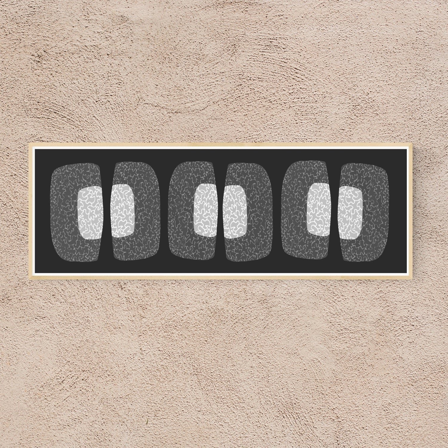 Long Narrow Wall Art Printable. Tall Thin Modern - Etsy