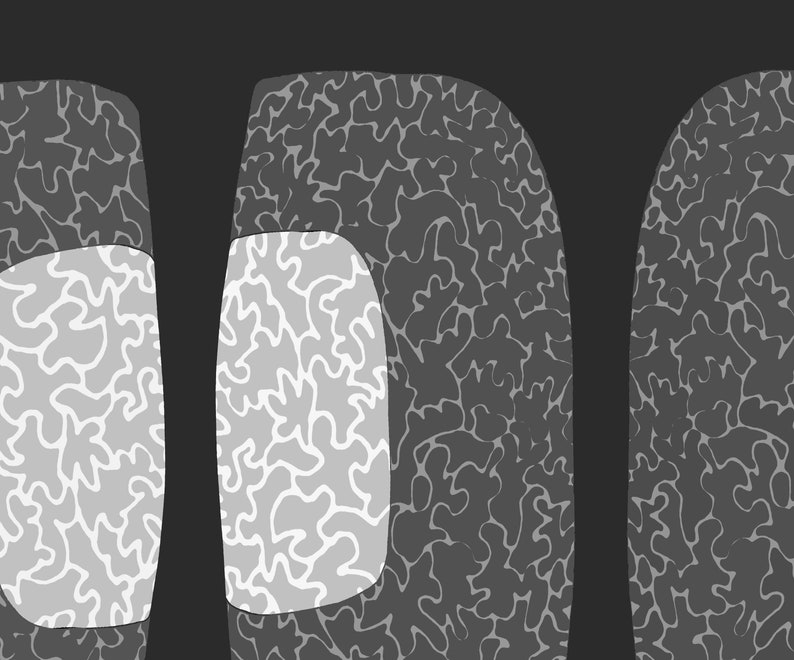 Long Narrow Wall Art Printable. Tall Thin Modern - Etsy