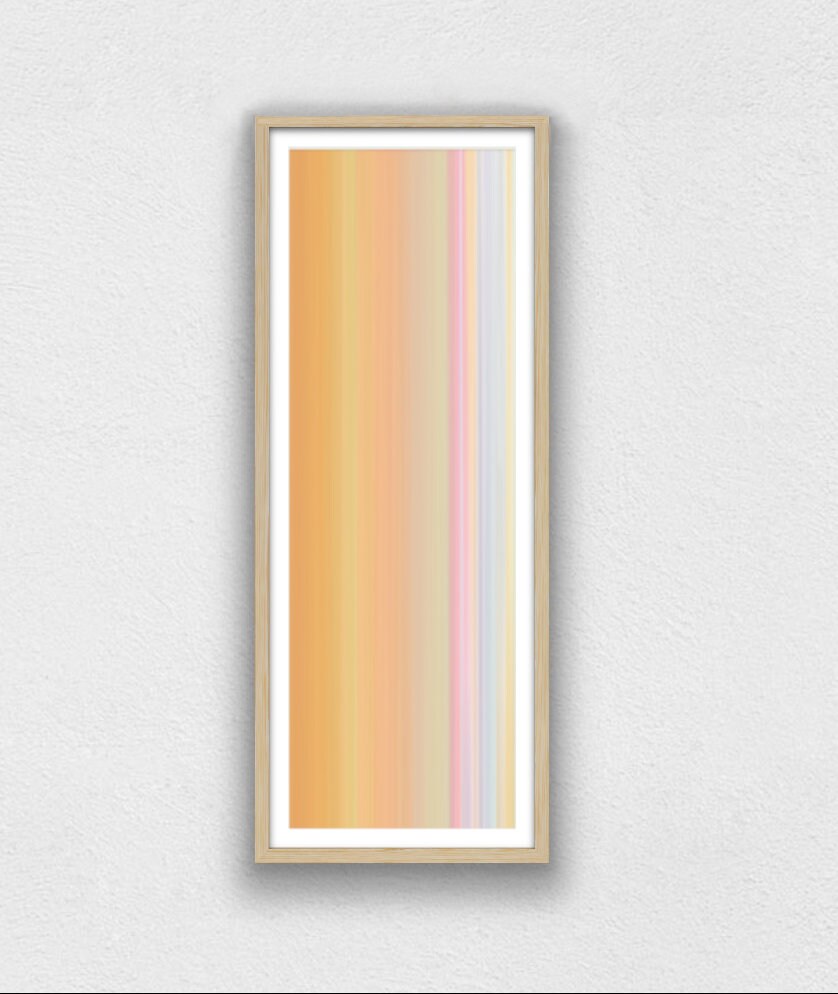 Wall Art Print: Large, Long, 30x10 / 36x12 / 48x16; Brown and Beige ...