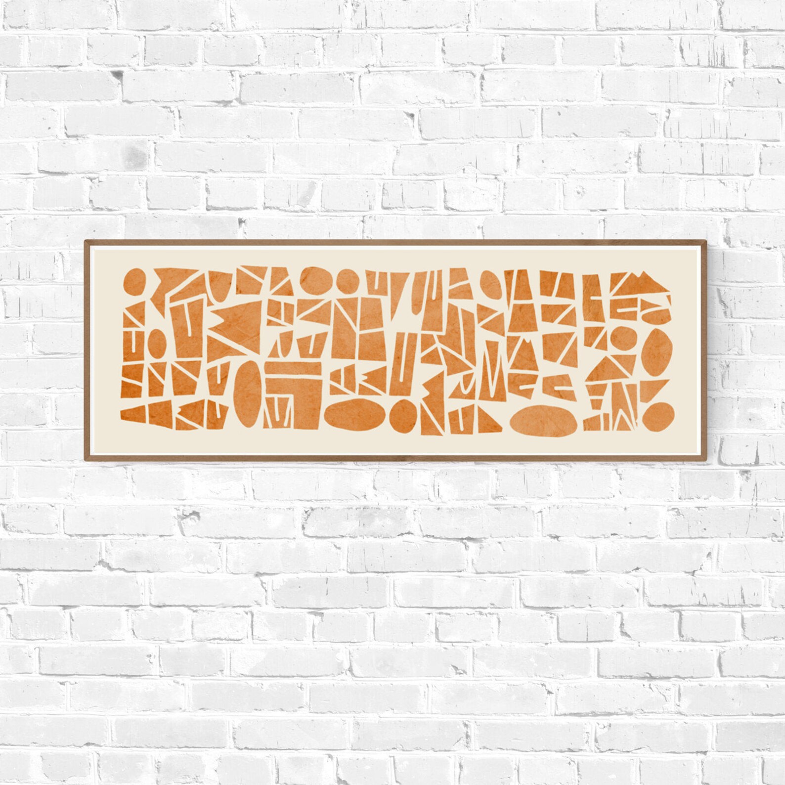 Long Narrow Downloadable Art; Horizontal; Modern - Etsy
