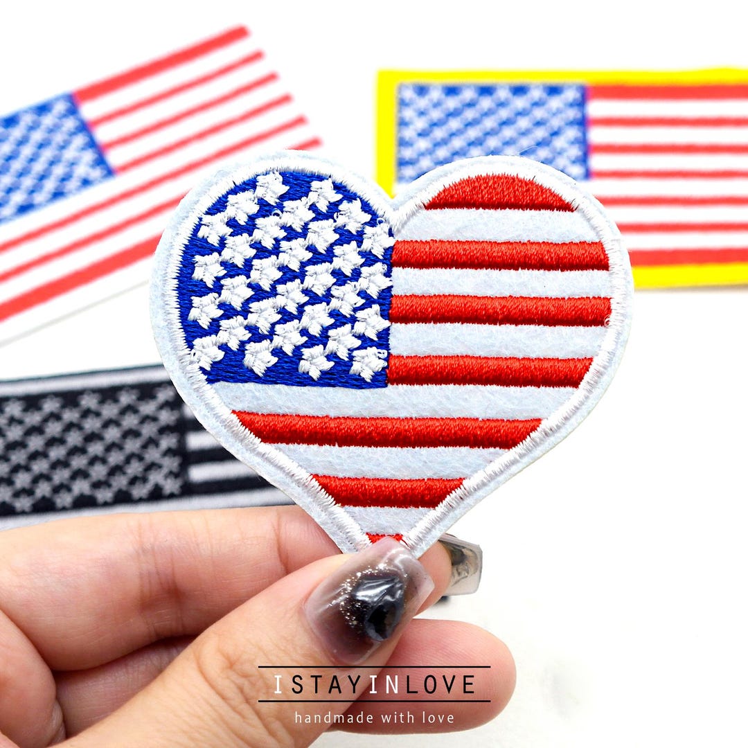 American Flag Patch, USA Flag Patch, Trucker Hat Patches, Election ...