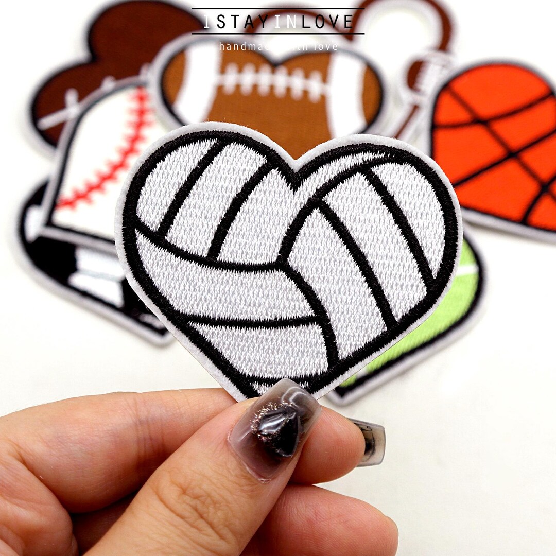 Volleyball Patch Trucker Hat Patch Embroidery Iron on Patch Trucker Hat ...