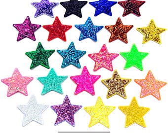 Trucker Hat Patch 2 Inch Sequin Star Iron on Patch. Star Patch - Etsy