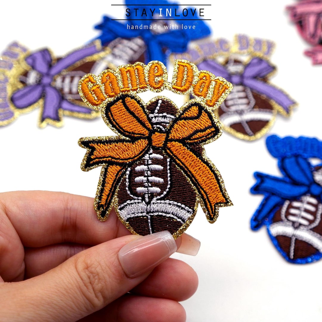 Game Day Patches, Rugby Embroidered Patch, Iron on Patch, Trucker Hat ...