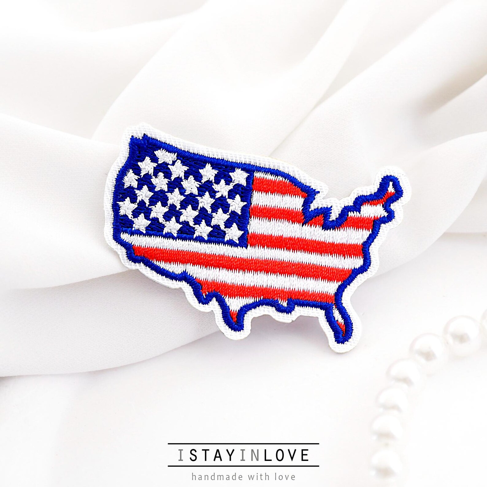 Independence Day American Flag Patches, Iron on Patches, Hang Loose ...