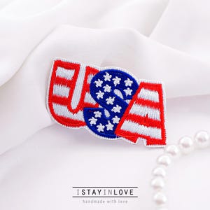 Independence Day American Flag Patches, Iron on Patches, Hang Loose Patch, USA Map Patch ...