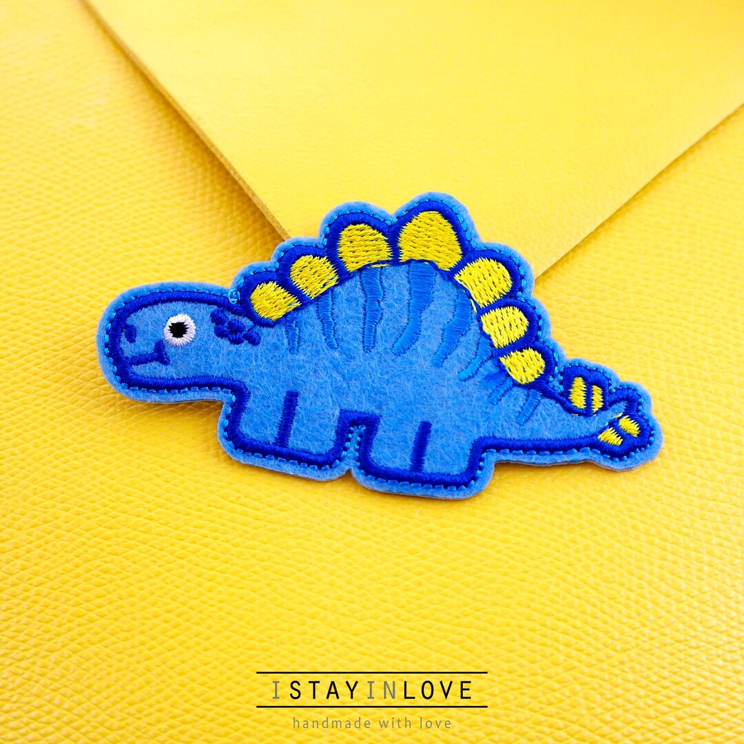 Dinosaur Patch, Blue Dinosaur Patch, Rockstar Patch, Iron on Patches ...