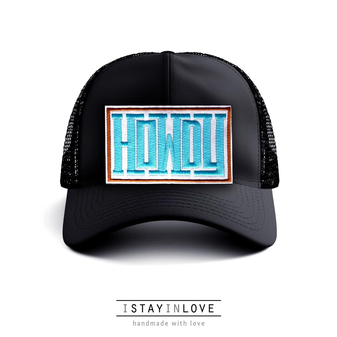 Howdy Patch, Turquoise Patch, Trucker Hat Patches, Preppy Patch, Mama ...