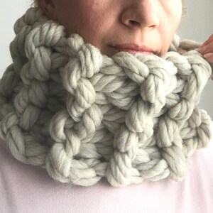 Chunky Knit Scarf Chunky Infinity Scarf Super Chunky Scarf - Etsy