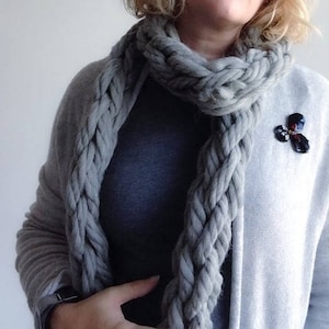 Super Jumbo Yarn 7 Arm Knitting Yarn Giant Wool Yarn for Chunky Knit ...