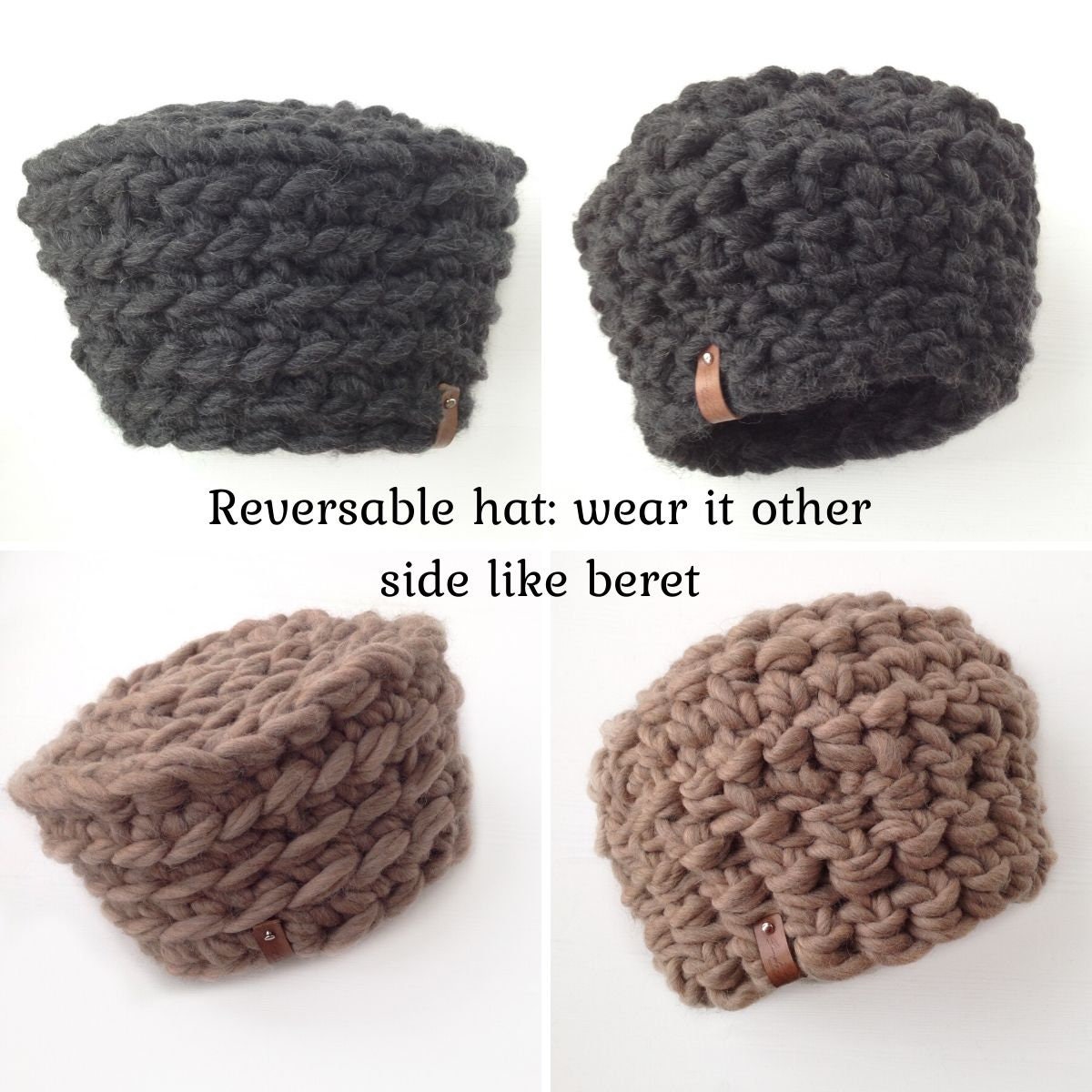 Cossack Hat Kubanka, Russian Cap Papakha, Women Wool Knit Hat for ...