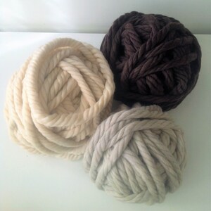 3 Lb (1350 Gr) Big Ball Super Chunky Merino Wool Yarn, Chunky Knit Yarn ...
