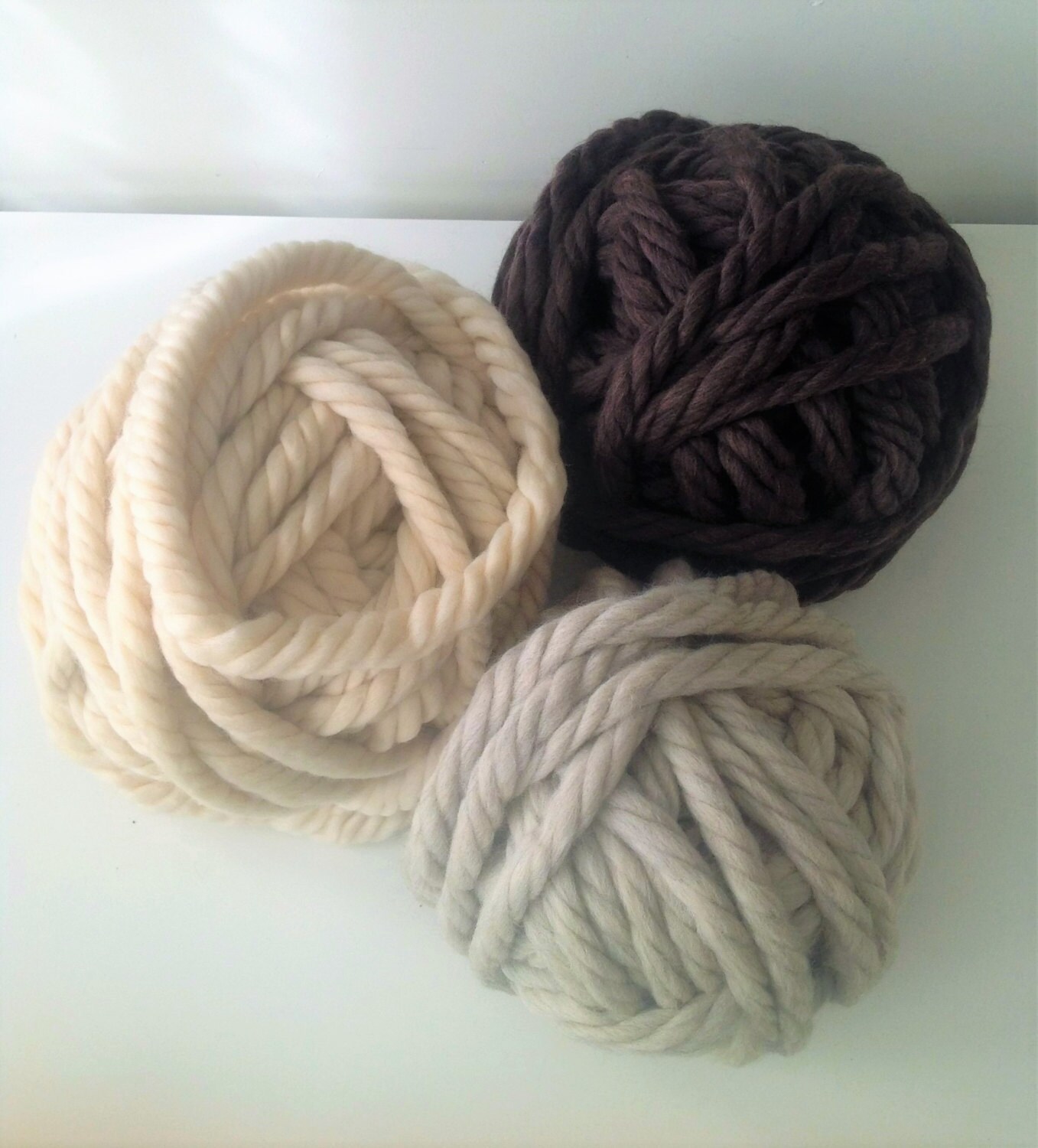 3 lb 1350 gr Big Ball Super chunky Merino Wool Yarn Chunky | Etsy