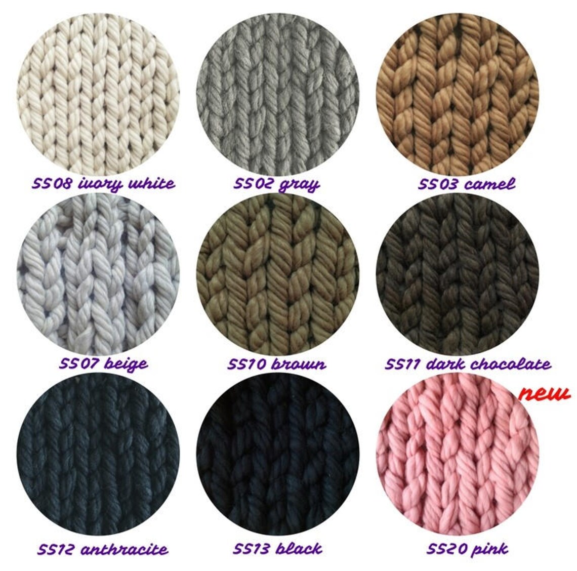 Giant Yarn - Super Chunky Yarn – Super Bulky Yarn – Super Thick Yarn ...