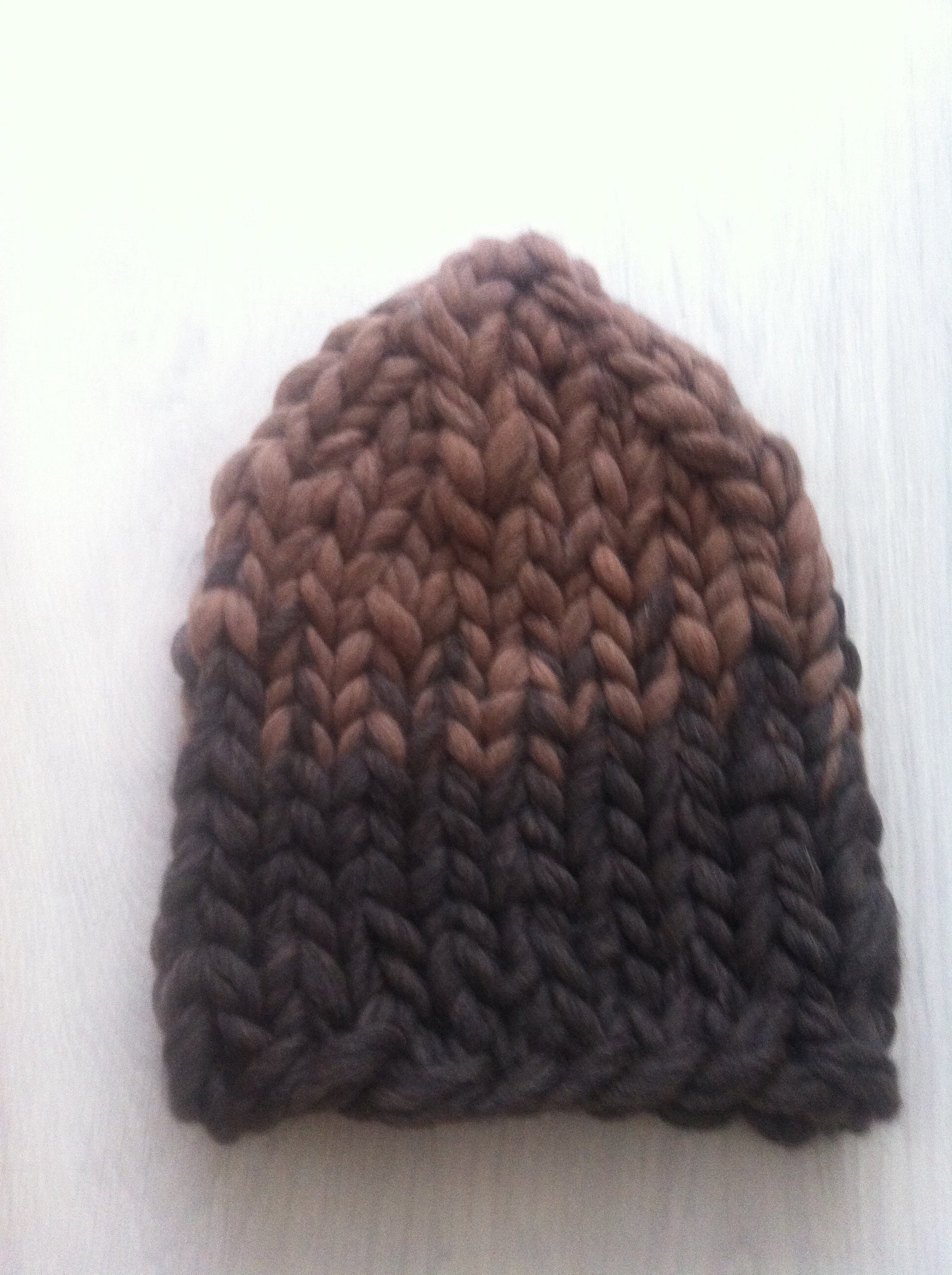 Chunky Knit Hat, Winter Oversized Beanie for Women, Merino Wool Hand ...
