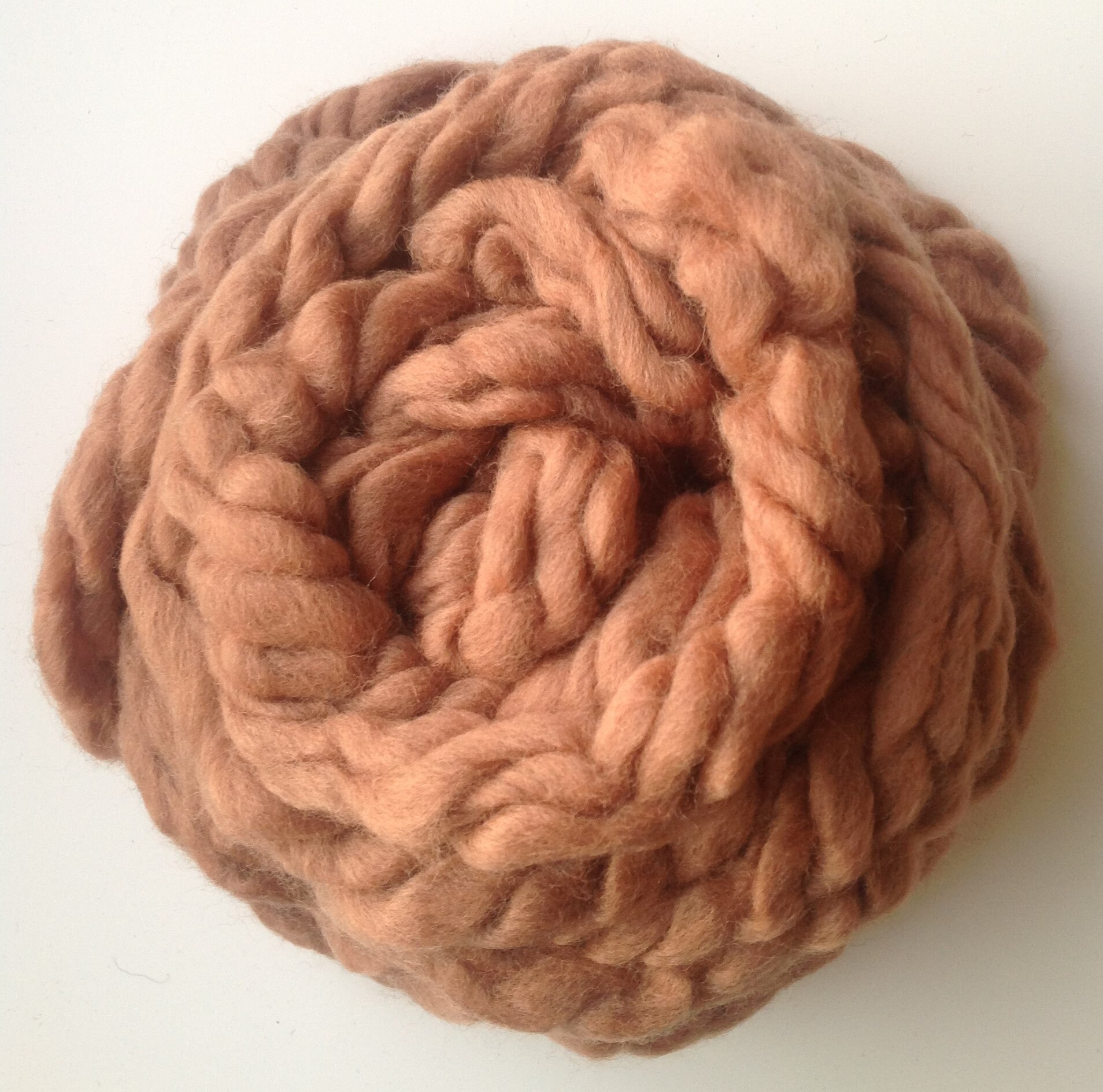 Copper wool Giant yarn Chunky merino wool Jumbo 7 Bronze col. | Etsy