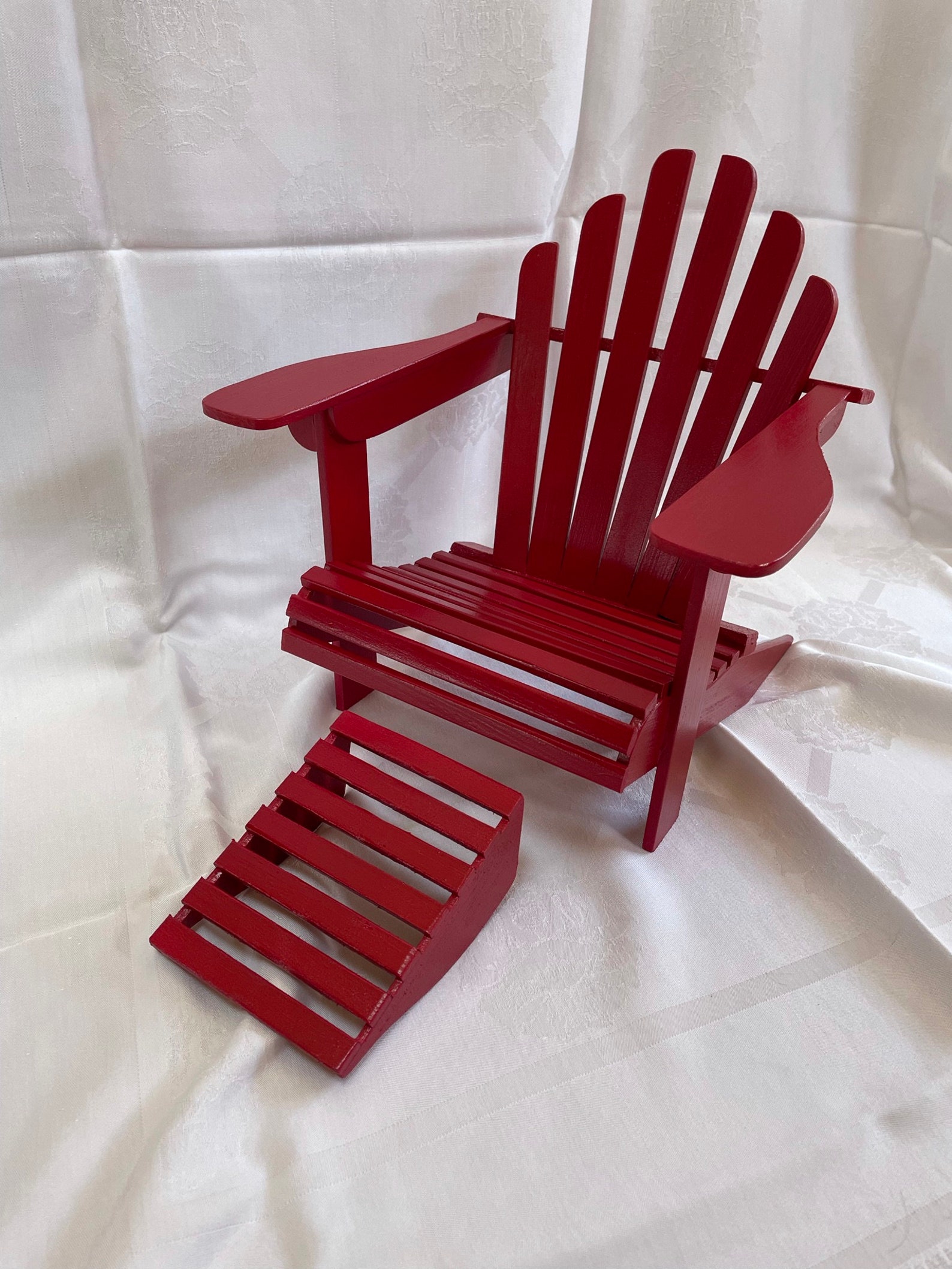 Mini Adirondack Chair With Ottoman | Etsy