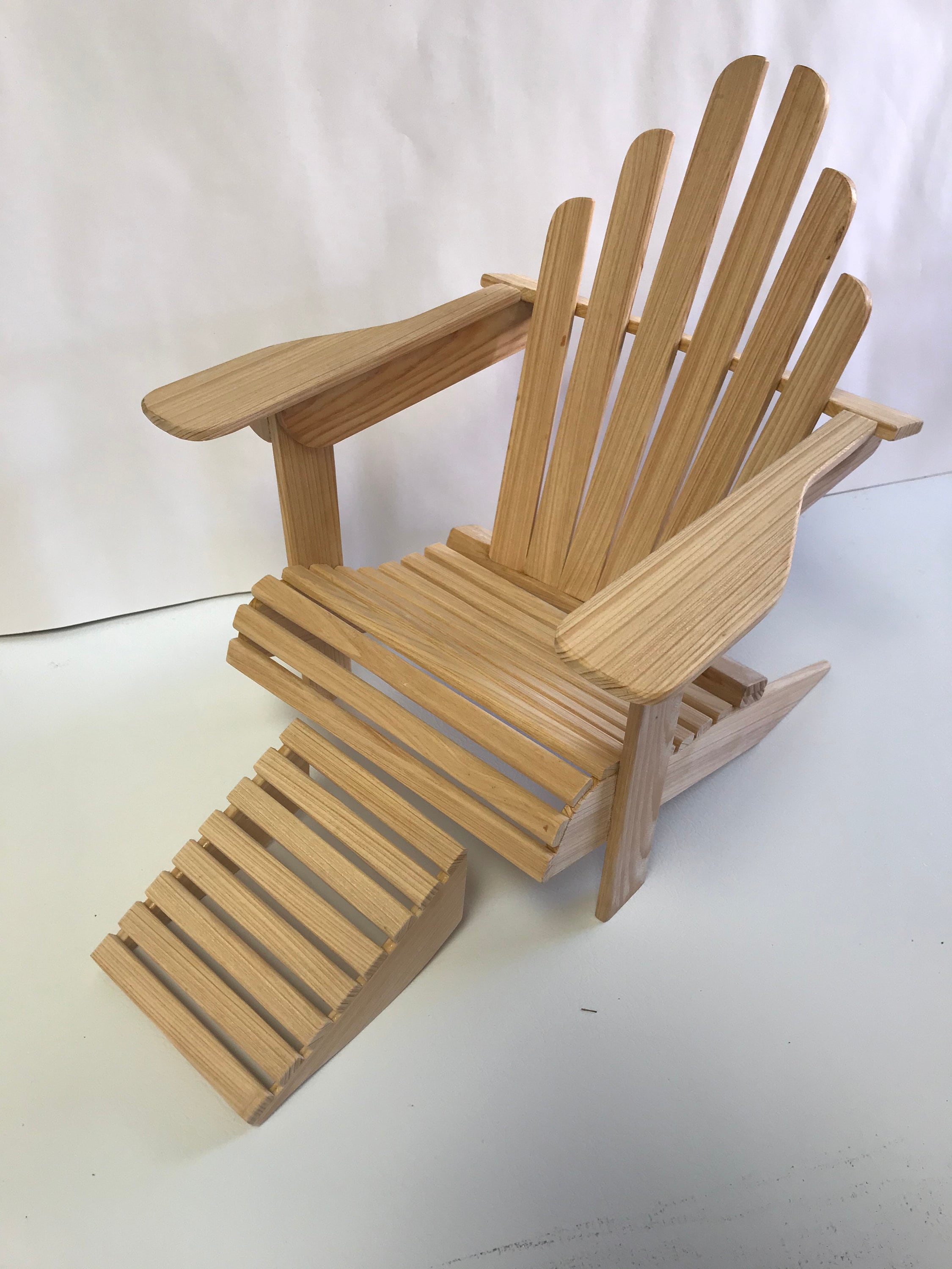 Mini Adirondack Chair With Ottoman - Etsy