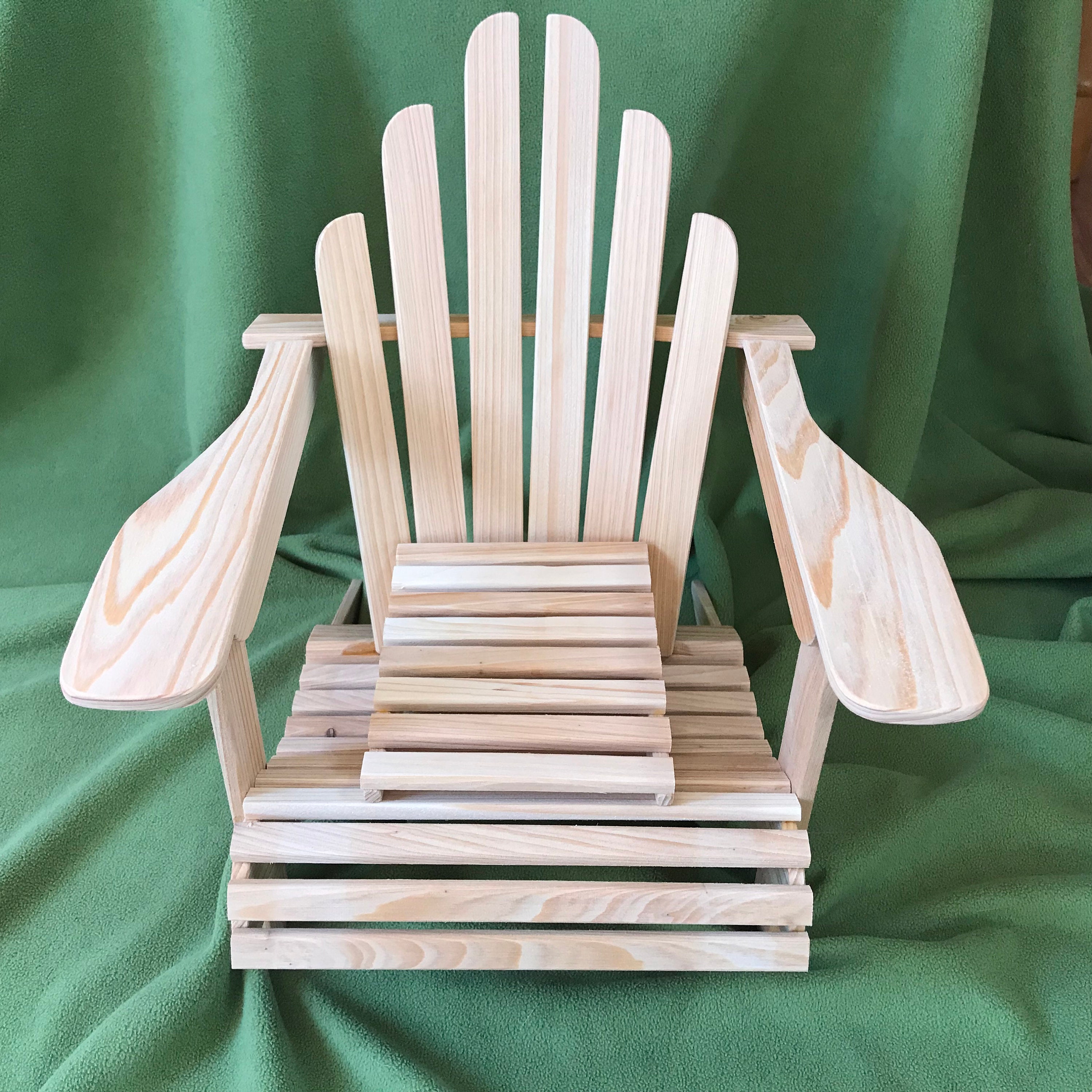 Mini Adirondack Chair With Ottoman | Etsy