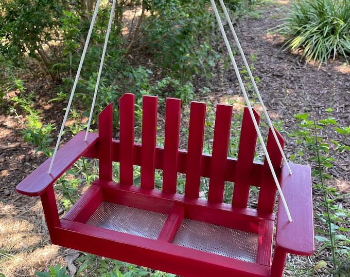 Porch Swing Bird Feeder - Etsy