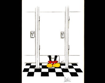 Mickey Bathroom - Etsy
